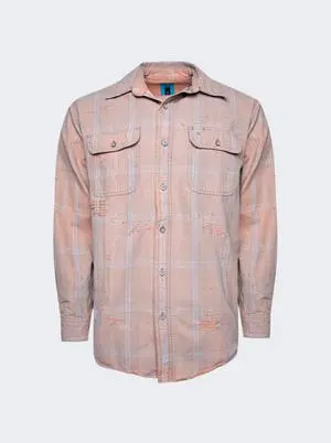 NOTSONORMAL Destroyed Flannel Shirt