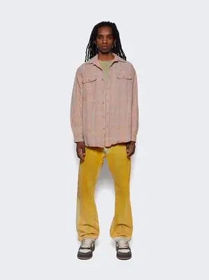 NOTSONORMAL Destroyed Flannel Shirt