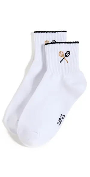 STEMS Prep School Ankle Socks - Black/ivory