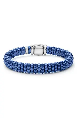 Lagos Set Of 3 Caviar Beaded Bracelets