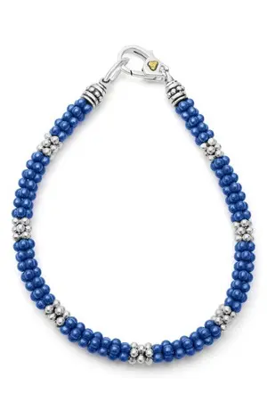 Lagos Set Of 3 Caviar Beaded Bracelets