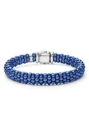 Lagos Set Of 3 Caviar Beaded Bracelets