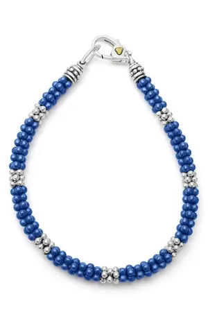 Lagos Set Of 3 Caviar Beaded Bracelets