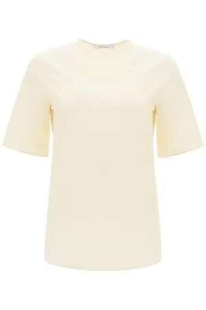 LEMAIRE LEMAIRE COTTON T-SHIRT - Beige