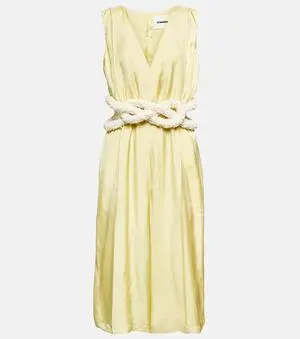 JIL SANDER Embellished Satin Jumpsuit