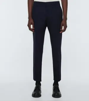 Ami Straight Wool Trousers