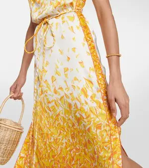 Poupette St Barth Isabelle One-shoulder Maxi Dress