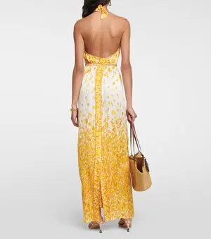 Poupette St Barth Isabelle One-shoulder Maxi Dress
