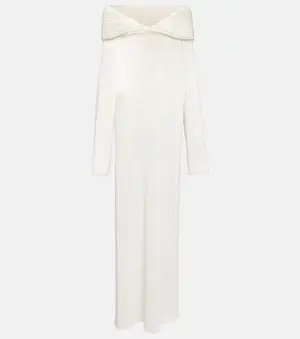 Khaite Cyra Knitted Maxi Dress