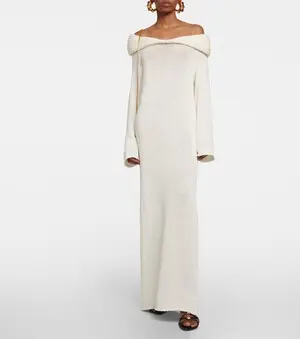 Khaite Cyra Knitted Maxi Dress