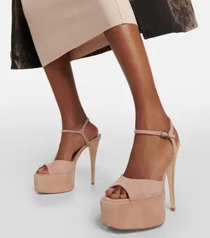 Paris Texas Pamela Suede Sandals