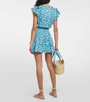 Poupette St Barth Rachel Floral Mini Dress