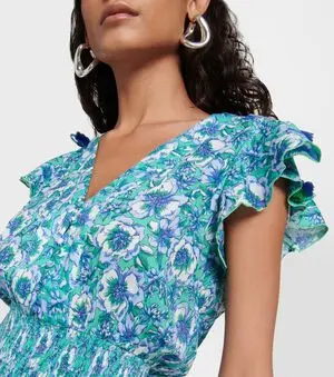 Poupette St Barth Rachel Floral Mini Dress