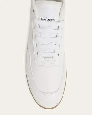 Saint Laurent Sl61 Leather Low-top Sneakers