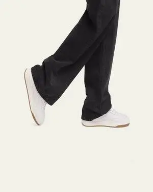 Saint Laurent Sl61 Leather Low-top Sneakers