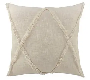 OX BAY TRADING CO. Ox Bay Diamond Tufted Cotton Throw Pillow, 26' 26 - One-color