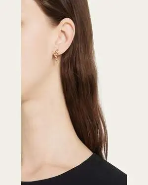 Bea Bongiasca 9k Yellow Wow Mini Climber Earrings