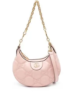 Gucci Mini Gg Matelasse Shoulder Bag - Pink