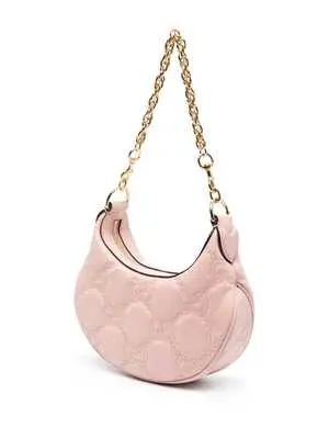 Gucci Mini Gg Matelasse Shoulder Bag - Pink