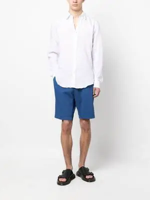 Paul & Shark Long-sleeve Linen Shirt - White