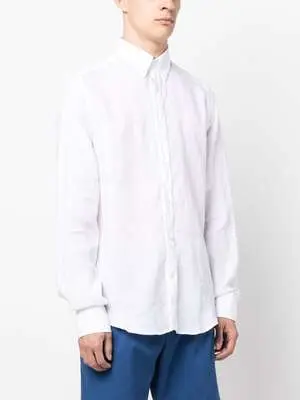 Paul & Shark Long-sleeve Linen Shirt - White