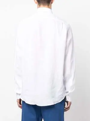 Paul & Shark Long-sleeve Linen Shirt - White