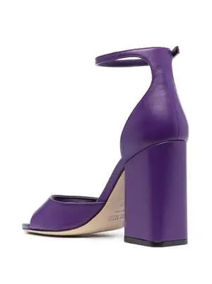 Paris Texas Fiona 95mm Block-heel Sandals - Purple