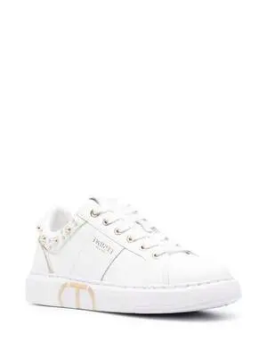 TWINSET Pearl-embellished Low-top Sneakers