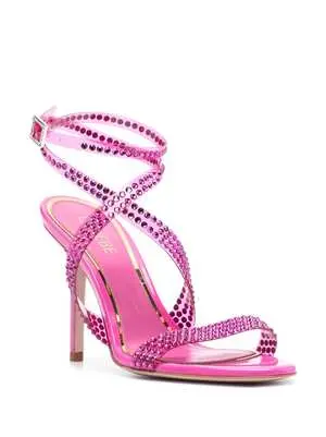 GEDEBE Kim 100mm Embellished Sandals