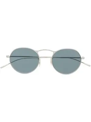 Oliver Spencer M-4 30th Round-frame Sunglasses - Silver