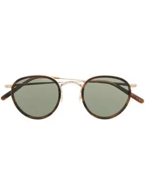 Oliver Spencer Round-frame Sunglasses - Brown