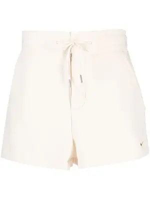 Nike Embroidered-logo Drawstring Cotton Shorts
