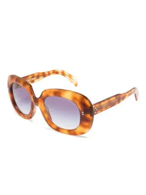 CUTLER & GROSS Tortoiseshell Square-frame Sunglasses
