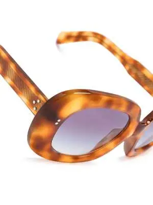 CUTLER & GROSS Tortoiseshell Square-frame Sunglasses