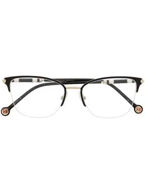 Carolina Herrera Semi-rimless Cat-eye Eyeglasses