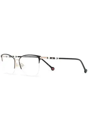 Carolina Herrera Semi-rimless Cat-eye Eyeglasses