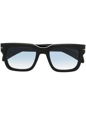 DB EYEWEAR BY DAVID BECKHAM Square-frame Sunglasses - Black