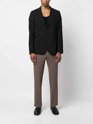 Sandro Virgin Wool Suit Jacket - Black
