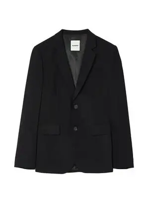 Sandro Virgin Wool Suit Jacket - Black