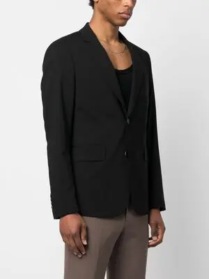 Sandro Virgin Wool Suit Jacket - Black