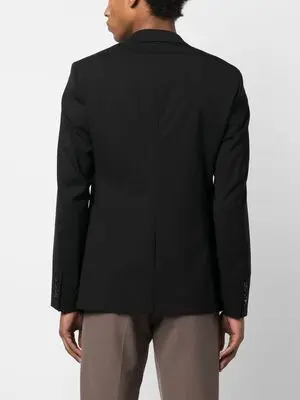 Sandro Virgin Wool Suit Jacket - Black