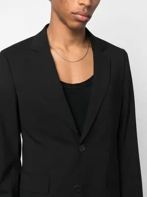 Sandro Virgin Wool Suit Jacket - Black