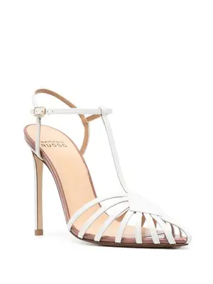 FRANCESCO RUSSO 115mm Strappy Pointed-toe Pumps