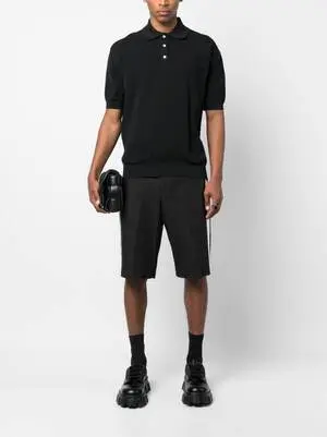 Alexander McQueen Side-stripe Bermuda Shorts