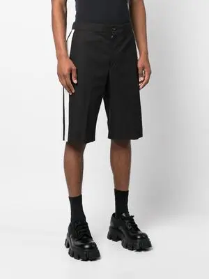 Alexander McQueen Side-stripe Bermuda Shorts