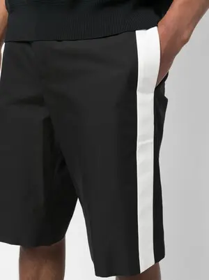 Alexander McQueen Side-stripe Bermuda Shorts