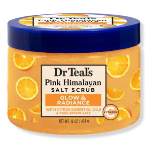 DR TEAL'S Glow & Radiance Salt Scrub With Pure Epsom Salt & Citrus - One-color