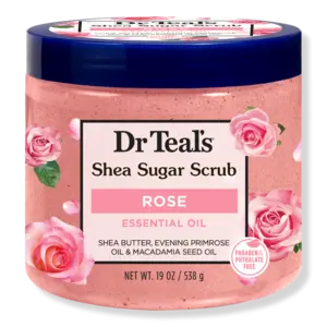 DR TEAL'S Shea Sugar Scrub With Rose Essential Oil & Macadamia Oil - One-color
