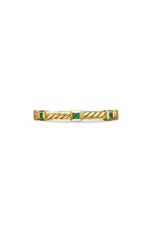 David Yurman Emerald Rings
