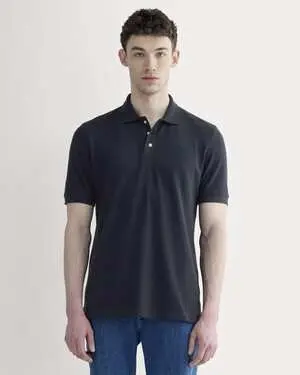 Everlane Pique Polo Tshirt - Deep Navy